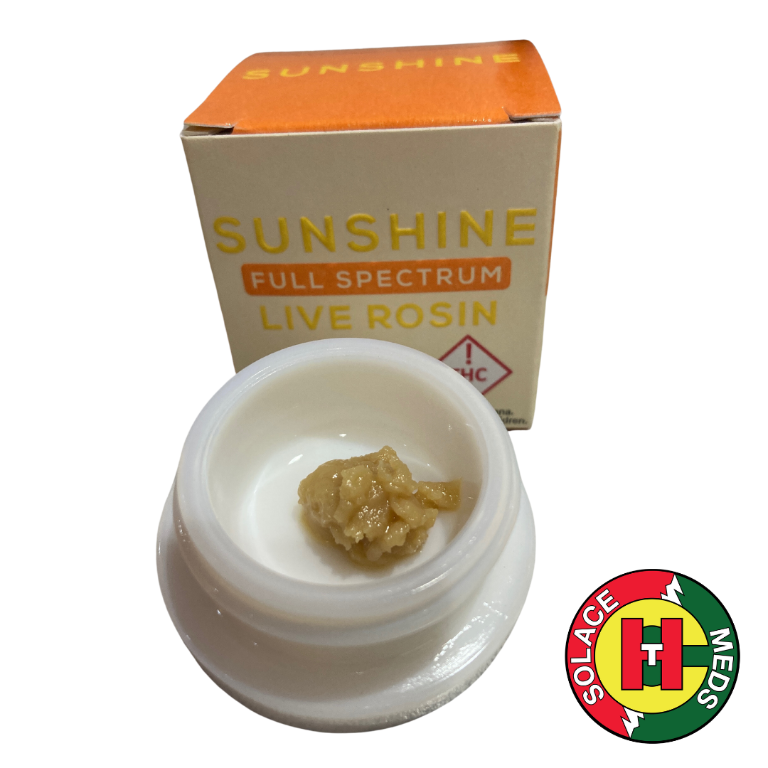 SUNSHINE EXTRACTS - BLUE RASPBERRY REV - LIVE ROSIN - 1G